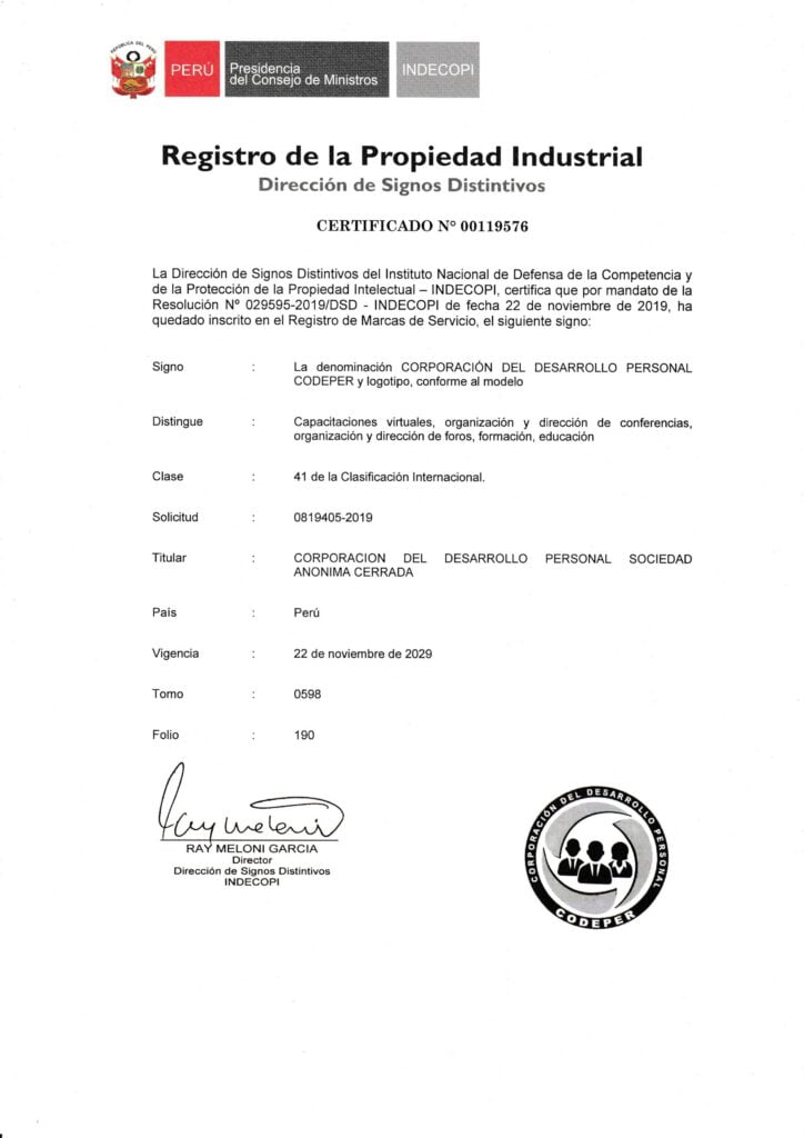 Indecopi – CODEPER